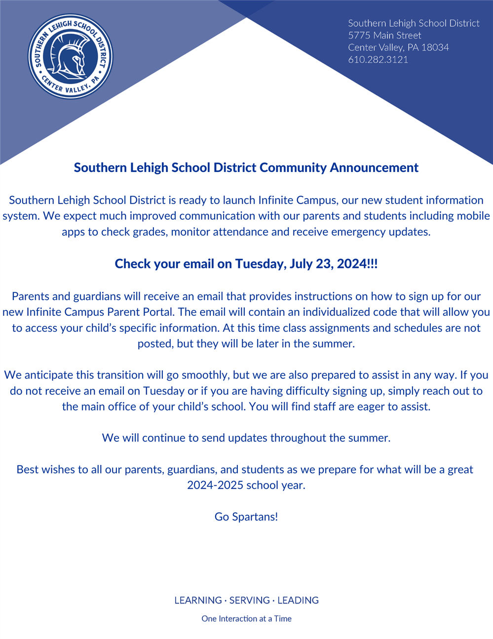 Southern Lehigh School District / Homepage